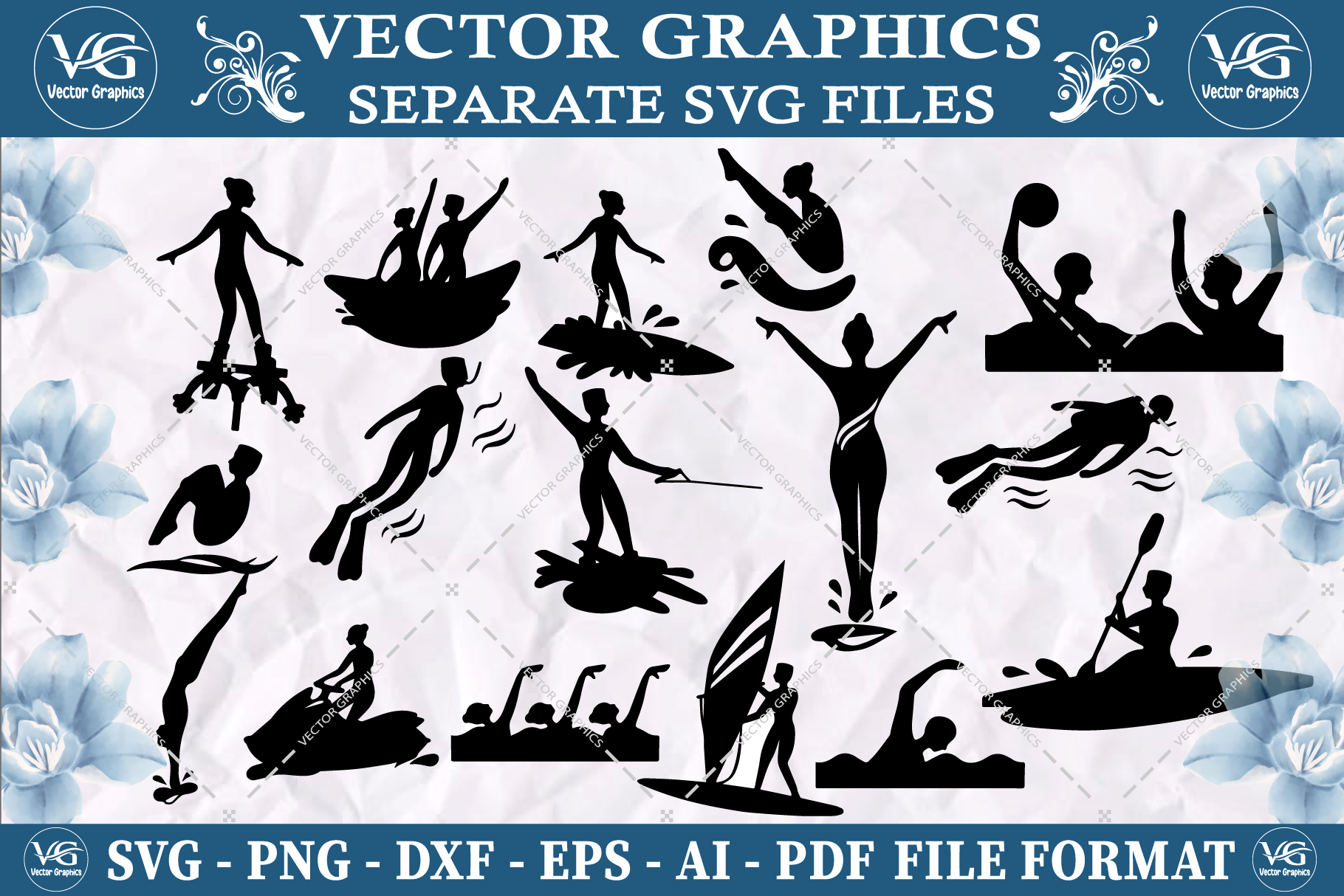 Water Sports svg design bundle file