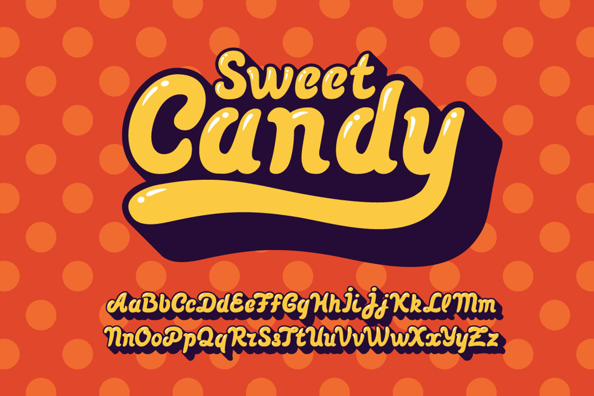 Pin up font and illustration, a Font by Gleb Guralnyk