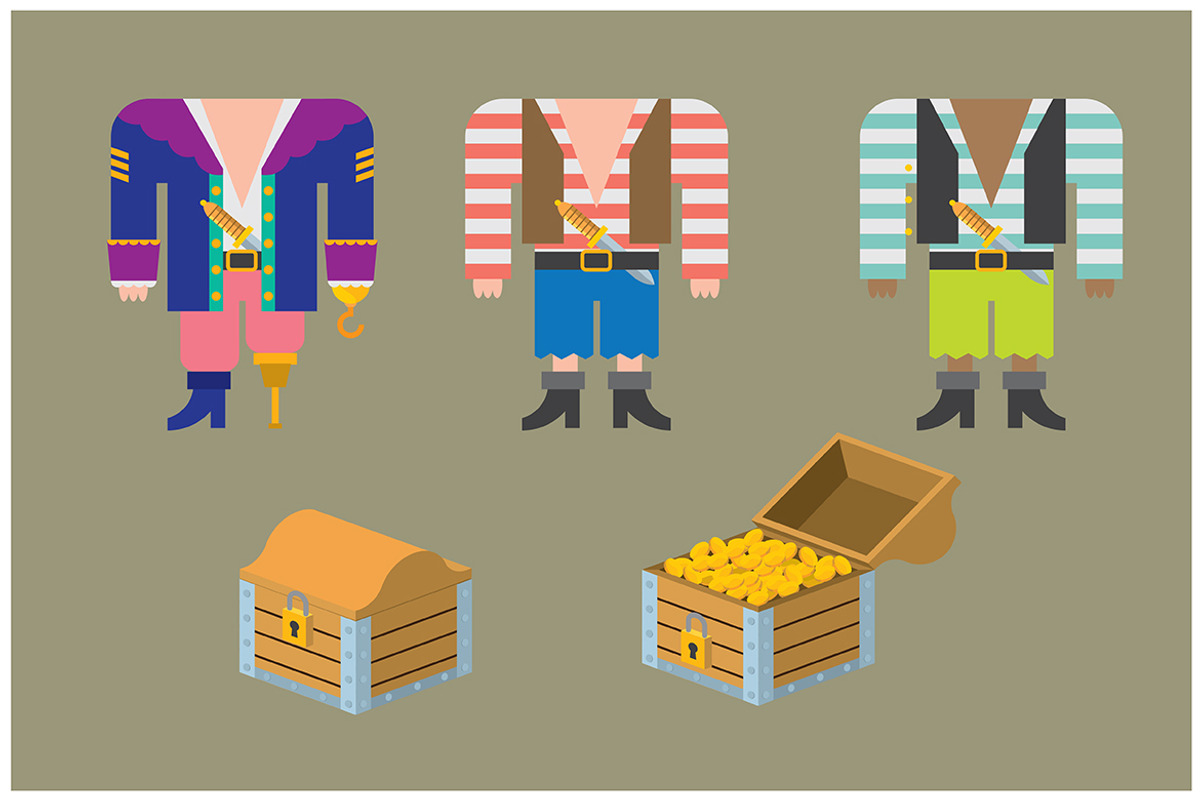 Stinky Pirates, a Graphic by paulopivato