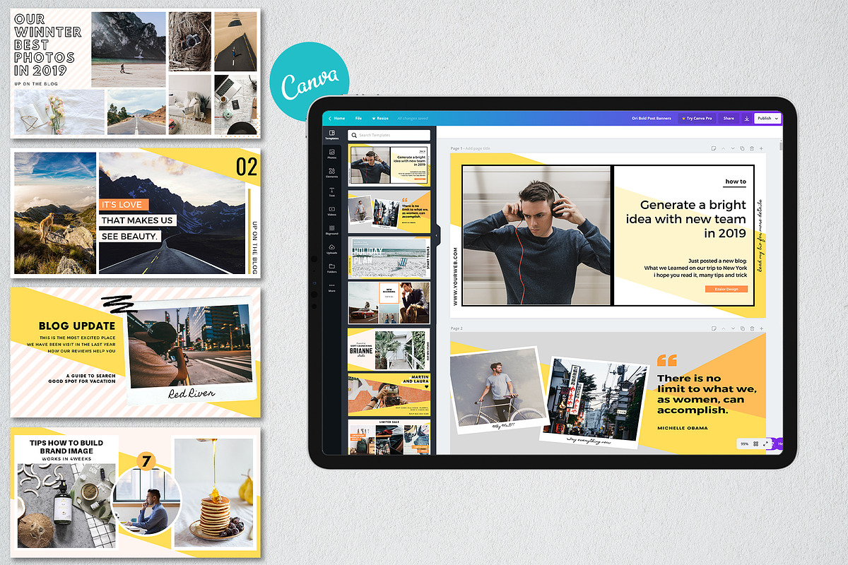 Bold Post Banners, a Social Media Template by Analogi Studio