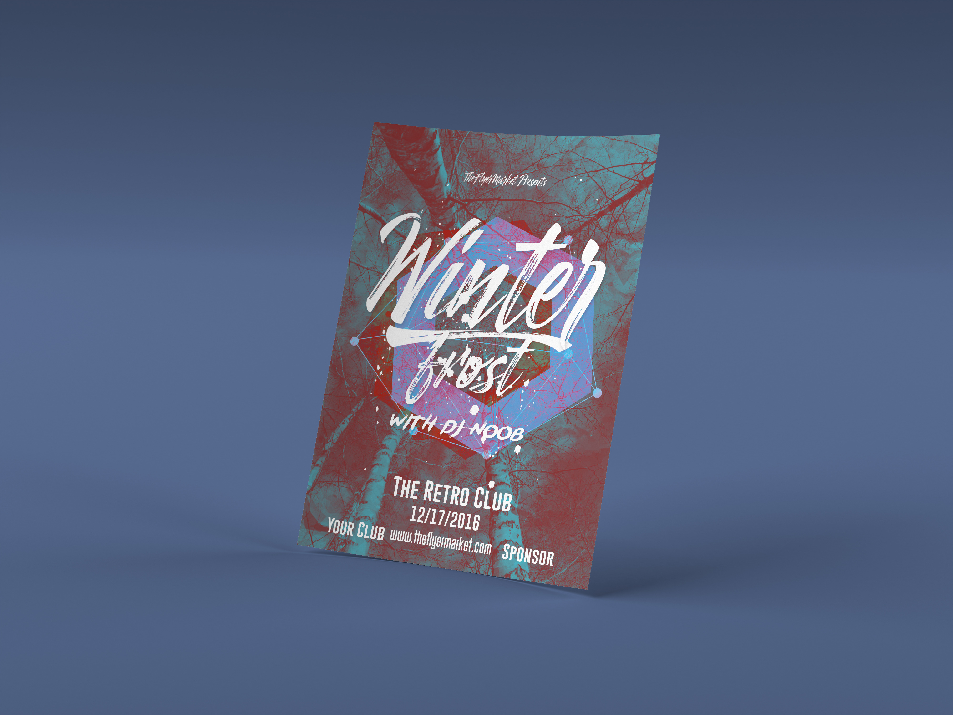 Winter Frost Flyer Template, a Flyer Template by PresetHeroes