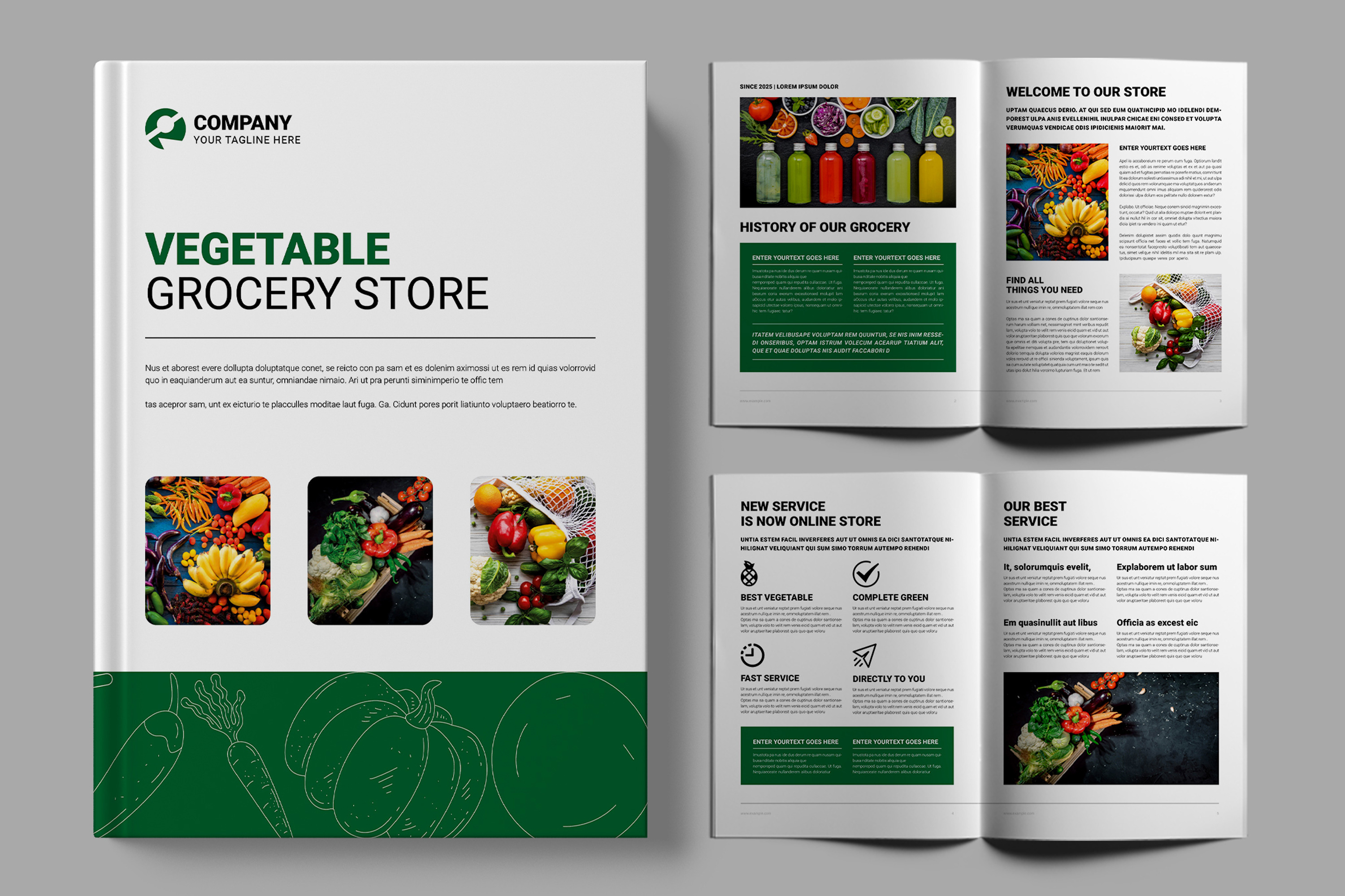 Vegetable Grocery Company Brochure