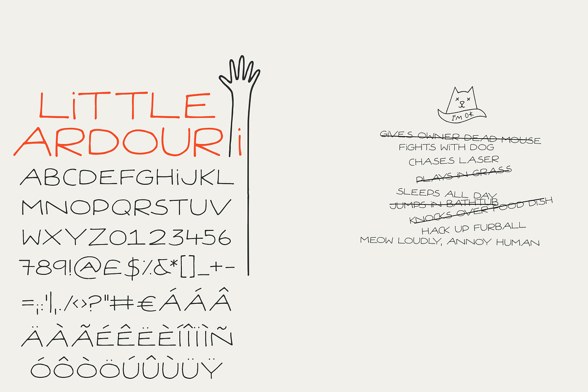 Little Ardour Font Family