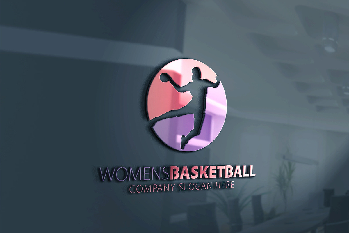 Women's Basketball Logo, a Branding & Logo Template by Creative Dezing