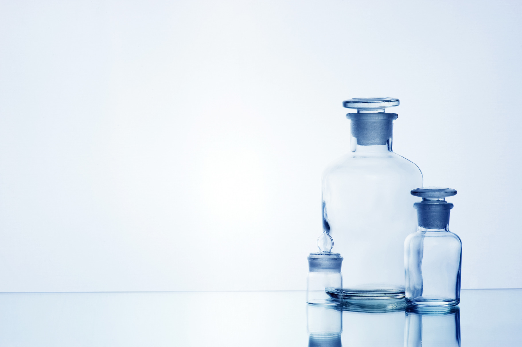 Medicine transparent glass bottles featuring medicine, lab, and ...