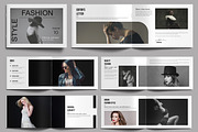 Fashion Magazine Landscape Layout