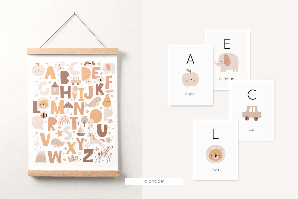 Boho posters - cute collection | Creative Market