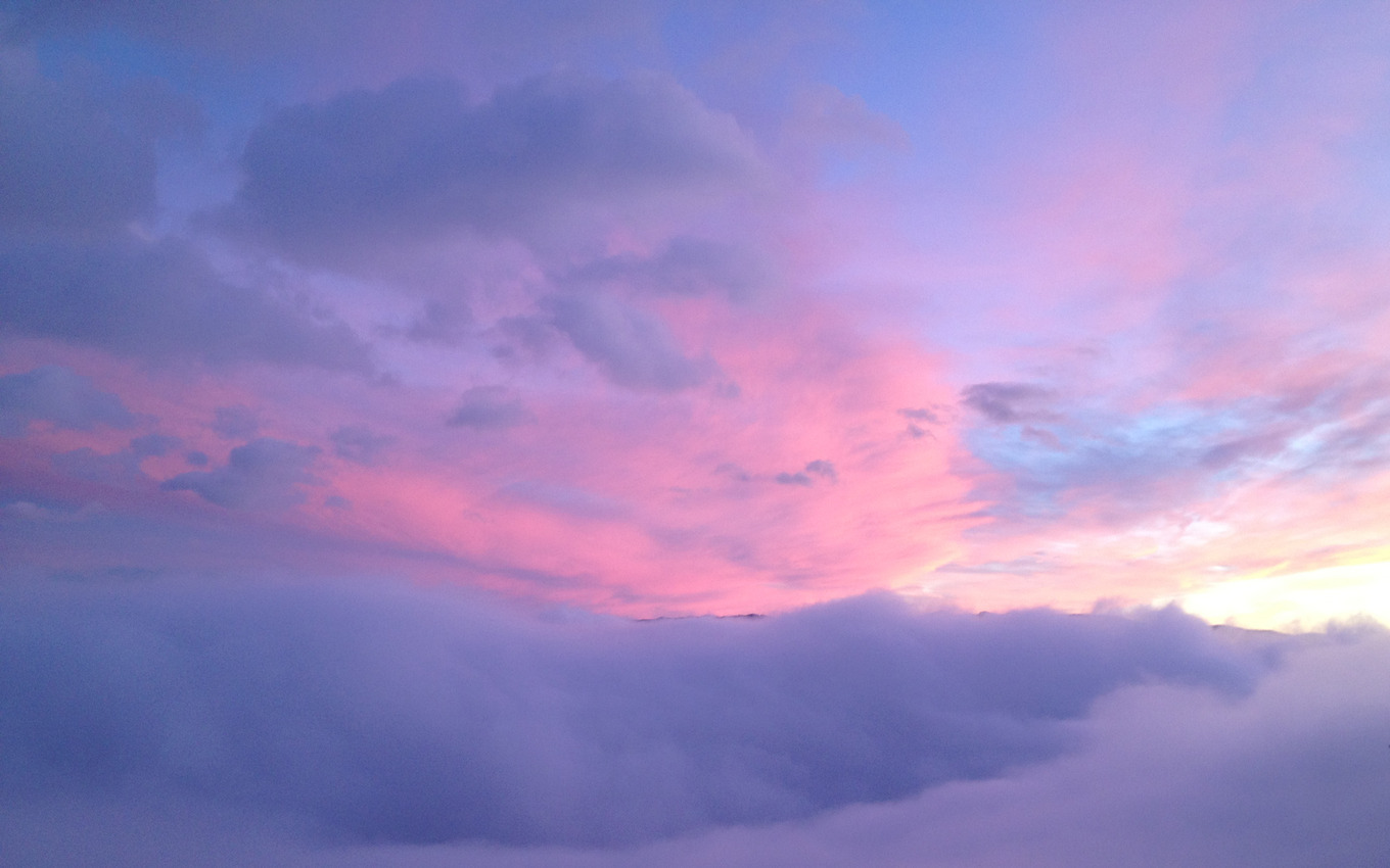Purple blue sunset featuring sunset, hills, and purple, a Nature Photo ...