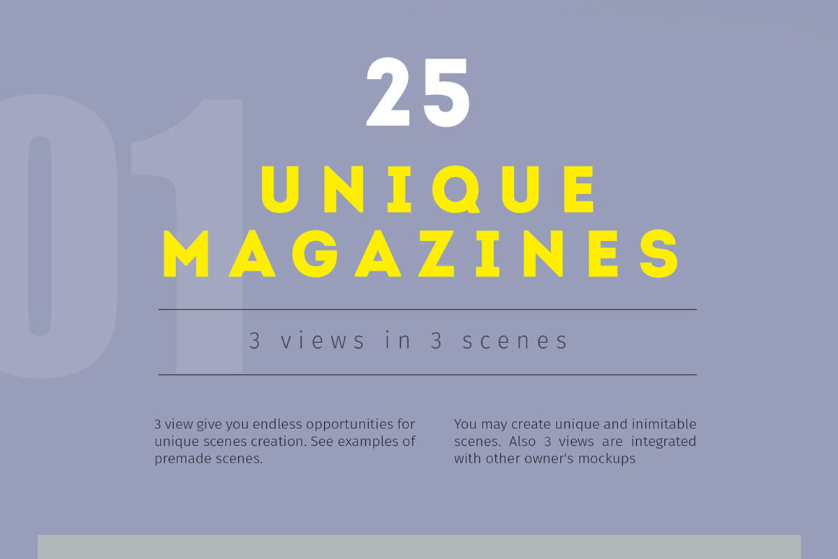 [25] UNIQUE MAGAZINES MOCKUPS/rivet, a Print Template by Creatoom