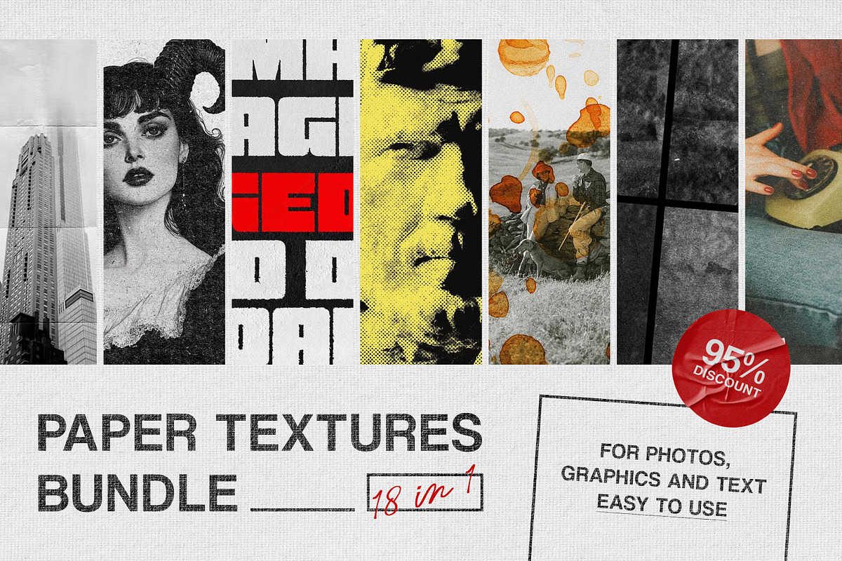 18-in-1 Paper Textures Bundle, a Texture Graphic by pixelbuddha.net