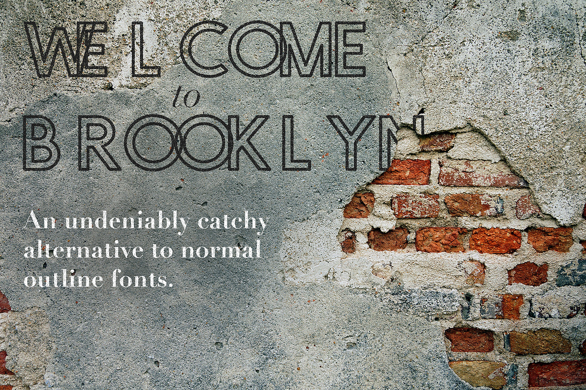 Arlo - An Alternative Outline Font, a Sans Serif Font by Thematthewhyatt