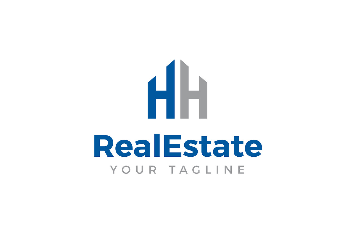HH Real Estate Logo - Double H Home, a Branding & Logo Template by ...