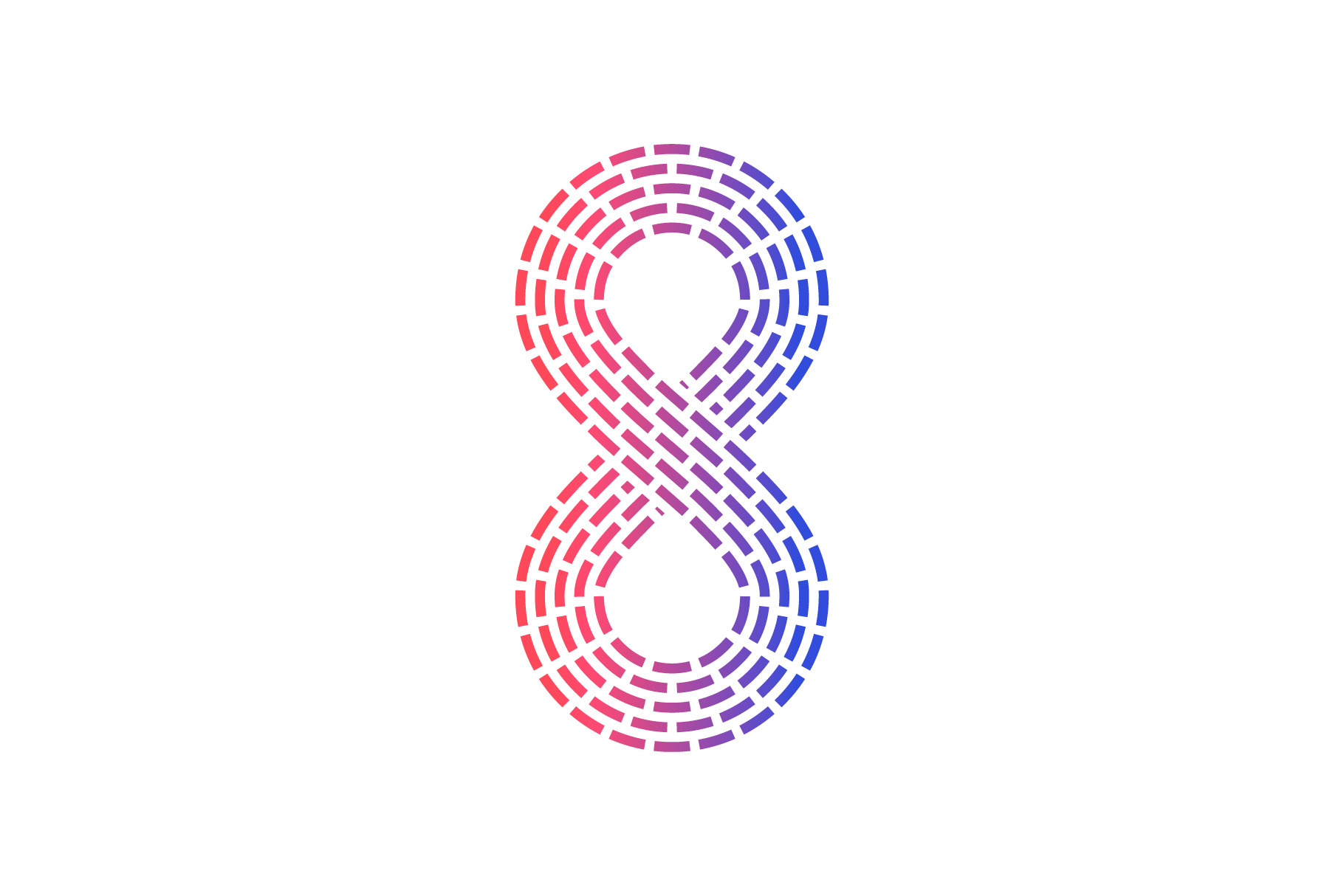 Number 8 logo. Vector design., a Branding & Logo Template by lettett