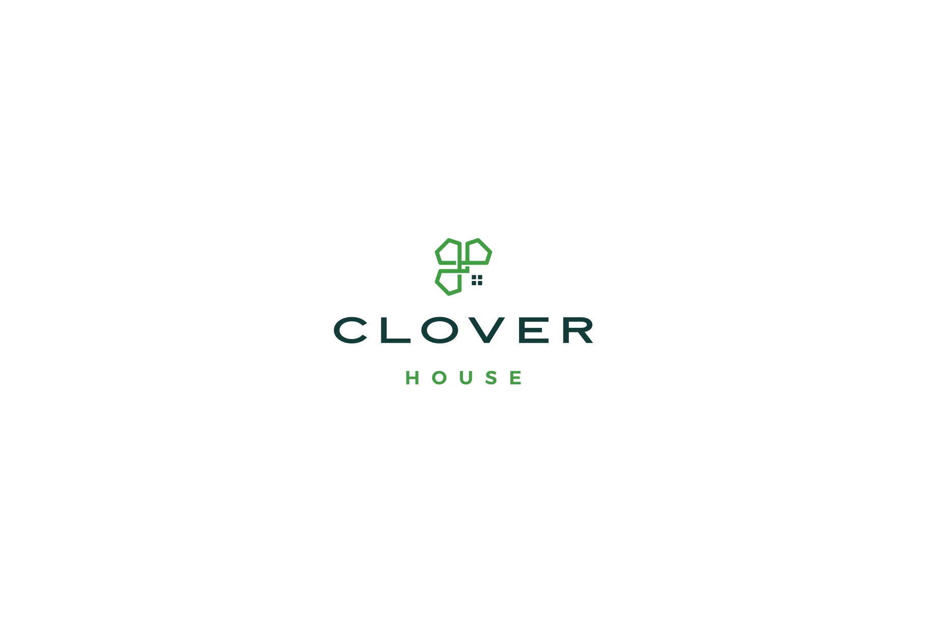 clover house home leaf three logo, a Branding & Logo Template by VSTRD ...