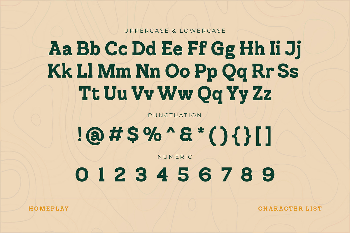 Homeplay - Font Slab Serif, a Slab Serif Font by Typia Nesia