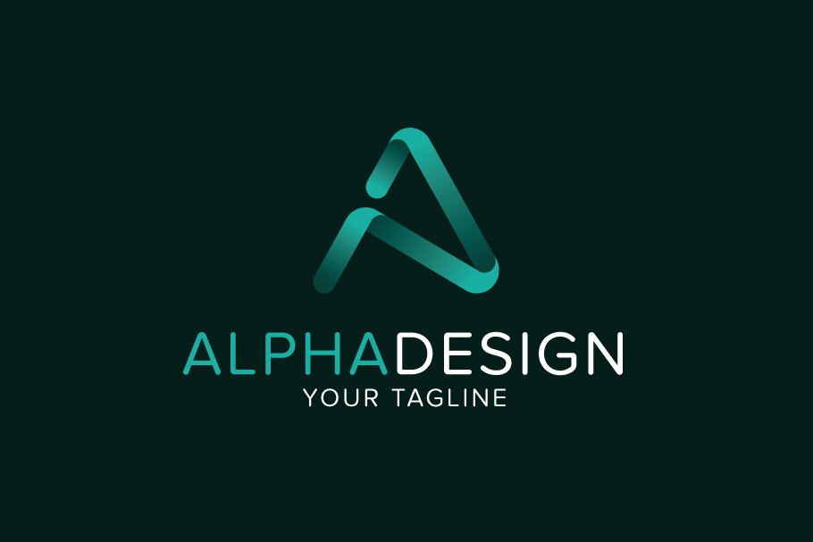 Alpha A Logo, a Branding & Logo Template by brandphant