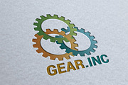 Gear.Inc Logo, a Branding & Logo Template by Magoo Studio