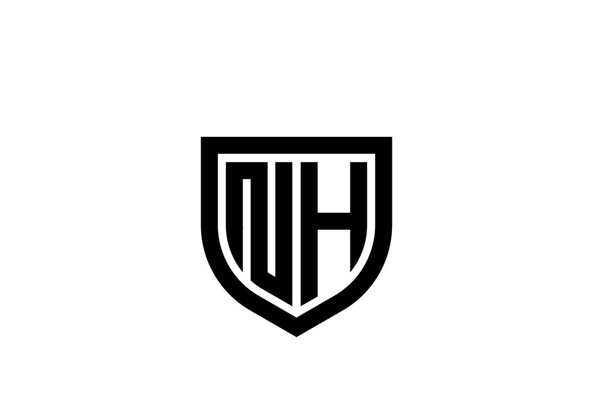 NH logo design vector template, a Branding & Logo Template by xcoolee