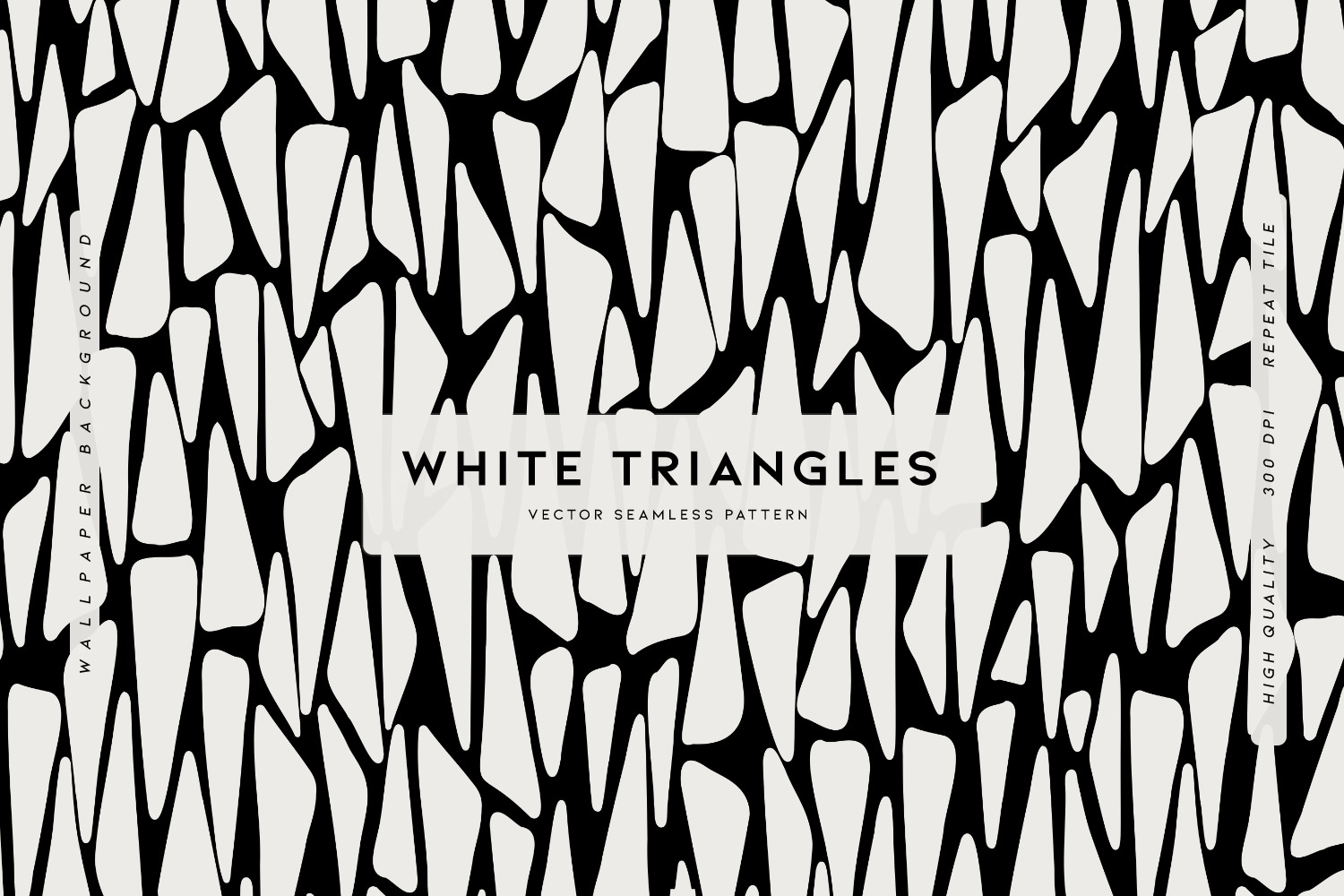 White Triangles, a Texture Graphic by MalyskaStudio