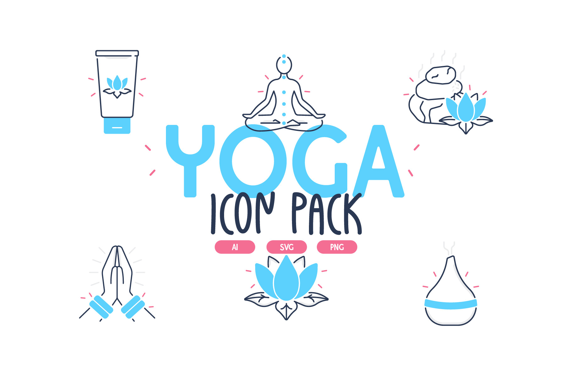 Yoga Icons, an Icon by iconfield