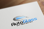 Auto Glass Logo Template, a Branding & Logo Template by TFamz