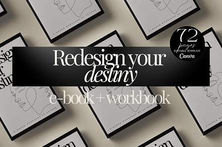 Lady Coach Workbook Canva Indesign, a Magazine Template by VanessaRyan.co