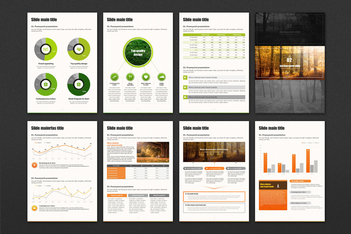 Natural Color Template Vertial
