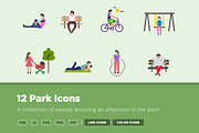 12 Park Icons, an Icon by Creative VIP
