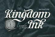 Kingdom Ink, a Serif Font by Nathatype
