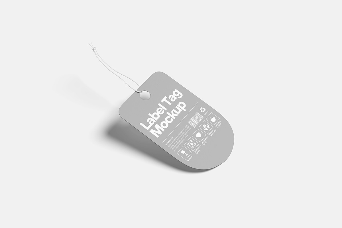 Label Tag Mockup, a Product Mockup by bimockup