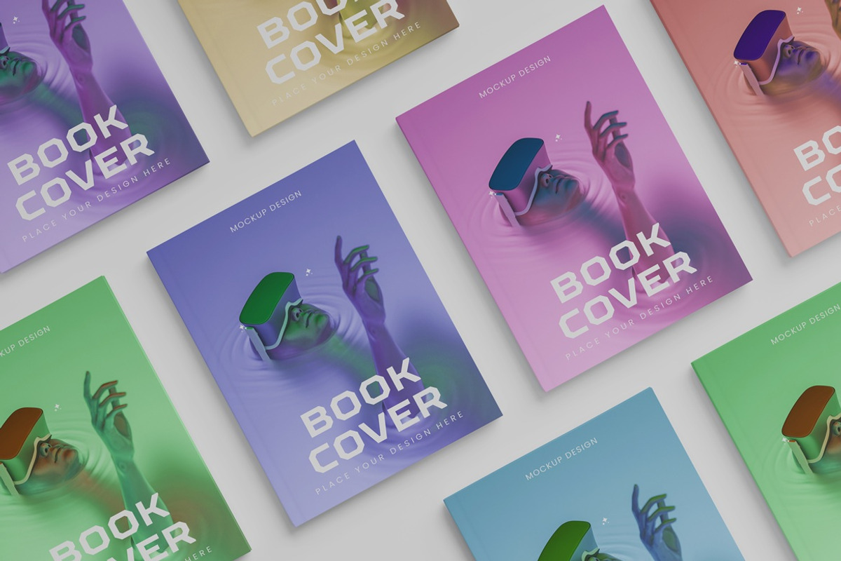 Realistic Book Cover Mockup | Creative Market