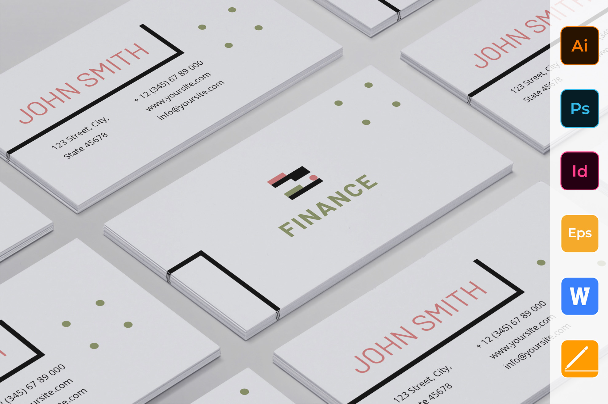 Finance and Accounting Business Card, a Business Card Template by ...