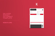 Delivery Docket A4 Format Template, a Templates & Theme by Keboto