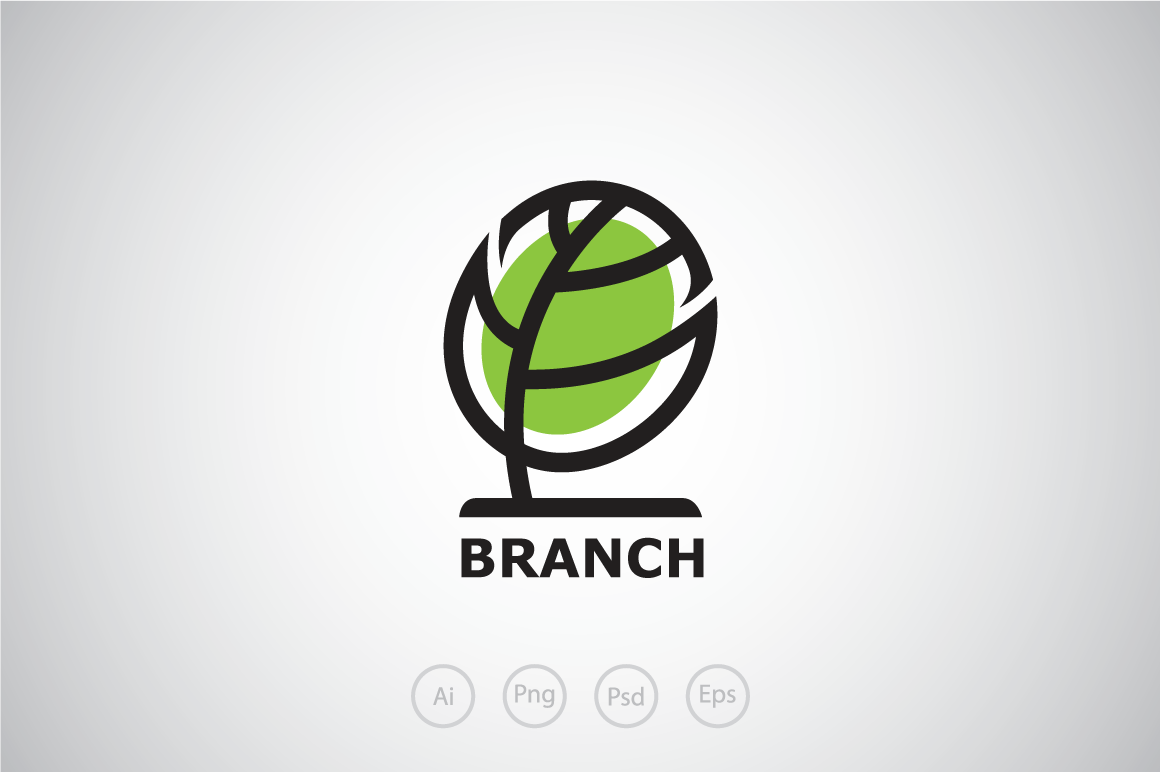 Oval Branch Tree Logo Template, a Branding & Logo Template by Heavtryq ...