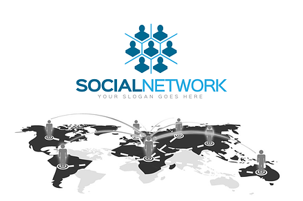 Social World Logo, a Branding & Logo Template by LogoLabs