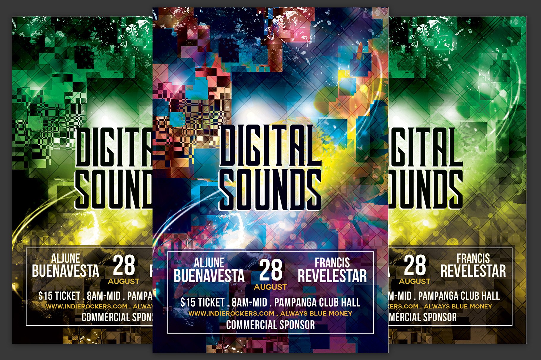 Digital Sounds Flyer, a Flyer Template by KiraYamato Design Studio