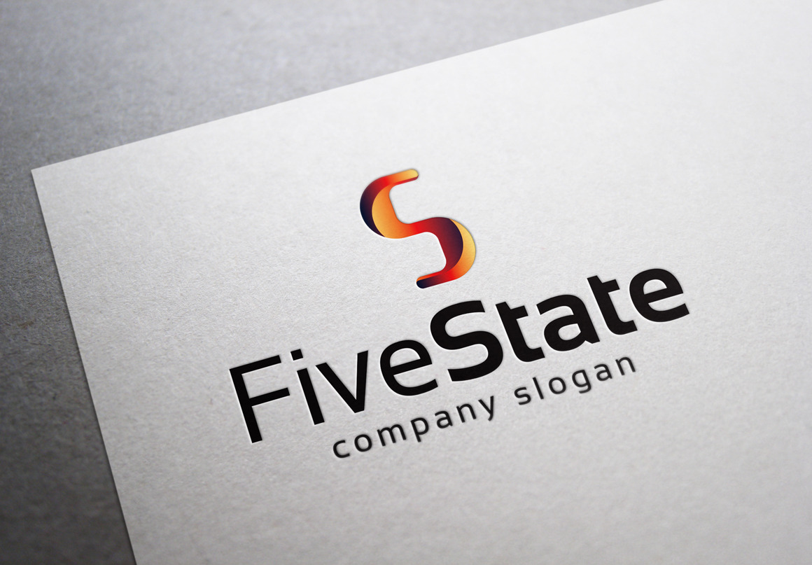 Five State Logo, a Branding & Logo Template by EmilGuseinov | Creative ...