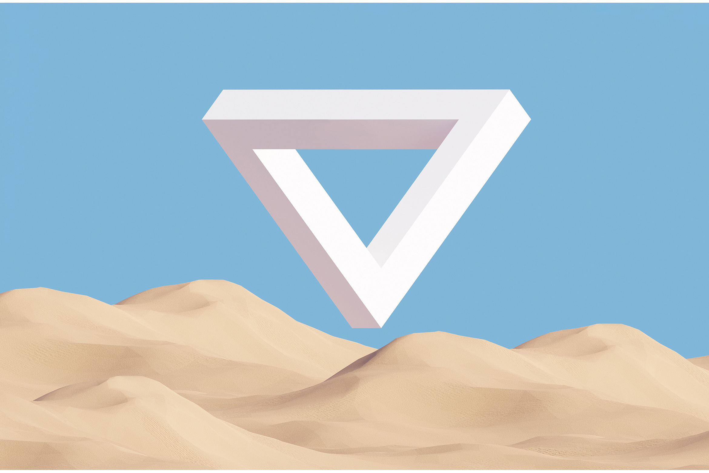 Surreal desert landscape background, a Background Graphic by Oksana ...