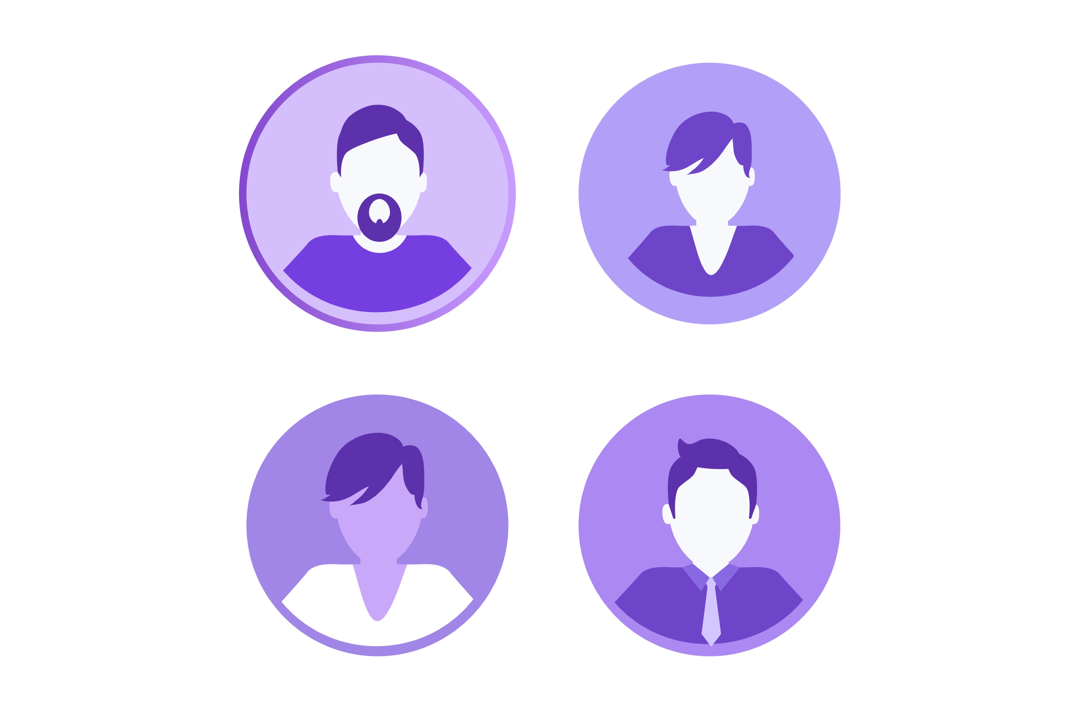 Social Network Icons People Vector, a Person Illustration by robuart