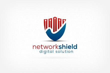 Virtual Security Logo | Branding & Logo Templates ~ Creative Market