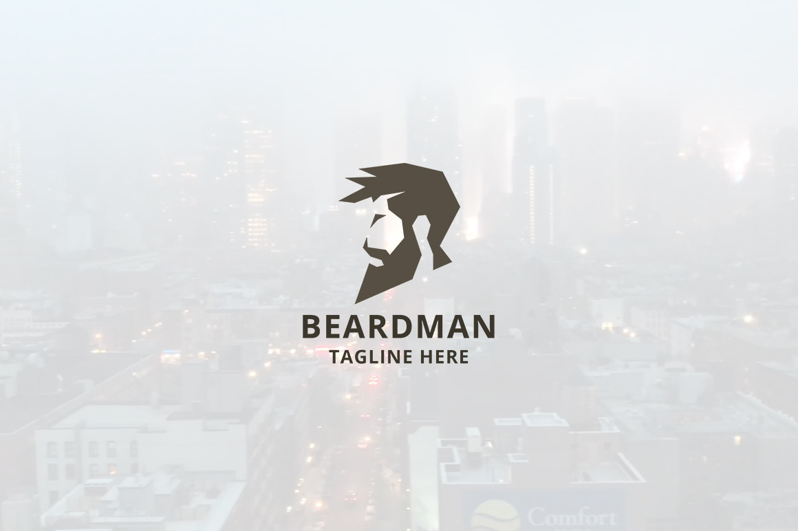 Beard Man Logo, a Branding & Logo Template by Design_Planet | Creative ...