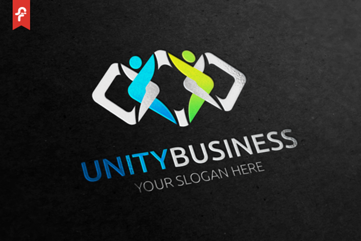 Unity Business Logo, a Branding & Logo Template by ft.studio