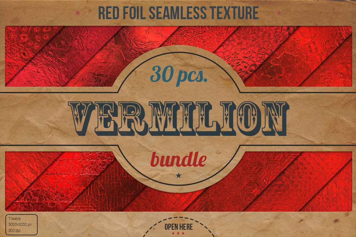 Red Foil HD Textures XL Bundle, a Texture Graphic by Marabu Textures Store