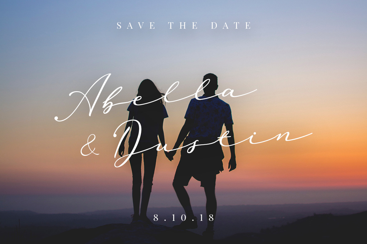 Melania Script, a Script Font by Letterhend Studio