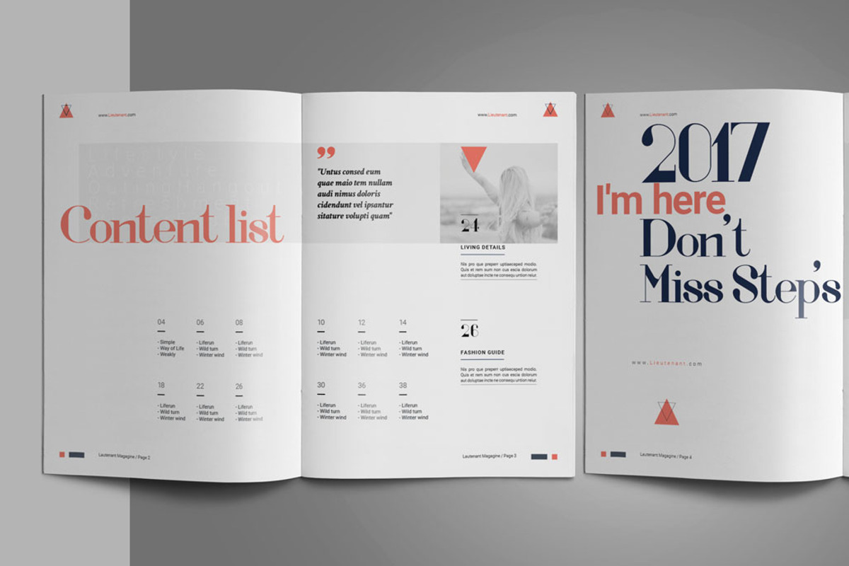 Lieutenant Magazine, a Magazine Template by Elite_Standard