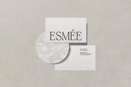 Italian Restaurant Card Mockup