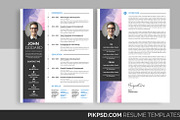 Resume CV Set, a Resume Template by graphicforest