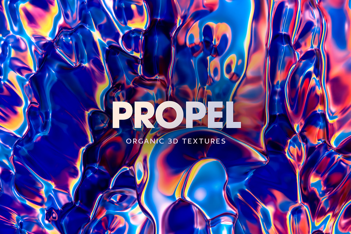 Propel: Organic 3D Textures, a Texture Graphic by Chroma Supply