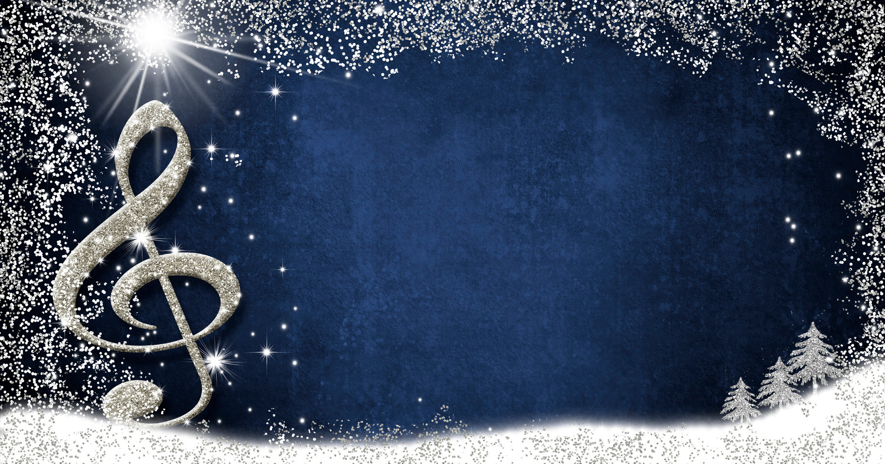Christmas musical card treble clef featuring christmas, music, and ...