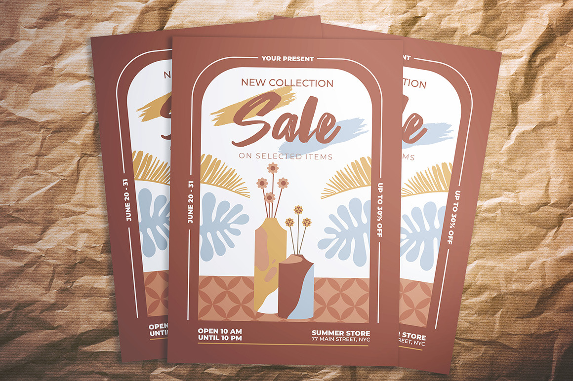 New Sale Flyer, a Flyer Template by Gumico Studio.